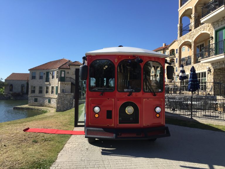 Trolley Bus Dallas | Red | Ft. Worth | Wedding
